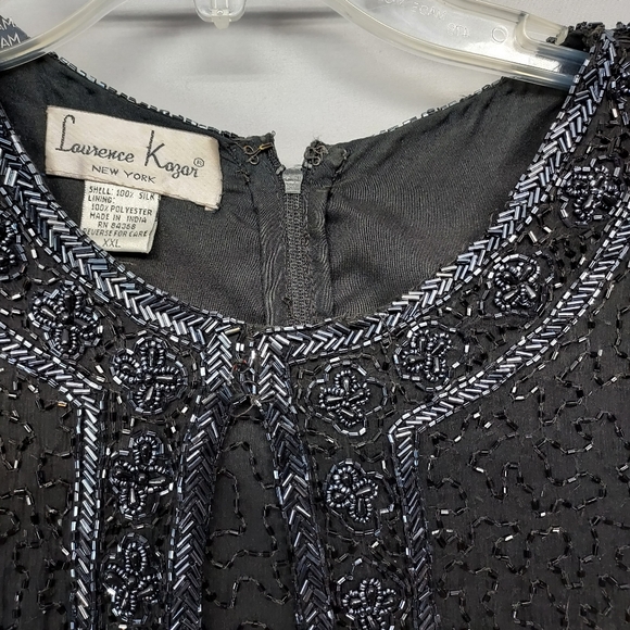 Laurence Kazar | Dresses | Vintagelaurence Kozar New York Xxl Black ...